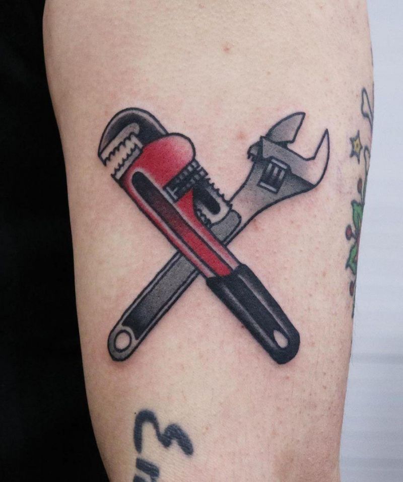 30 Pretty Wrench Tattoos You Must Love Style Vp Page 30